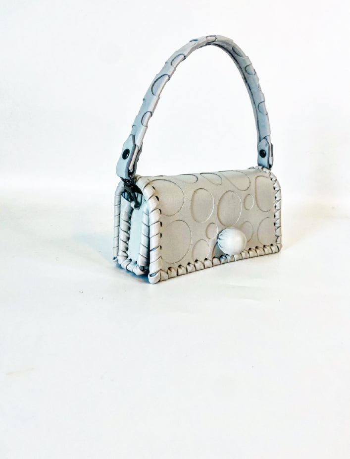 Leather Micro Mini XL (Platinum) – tosha